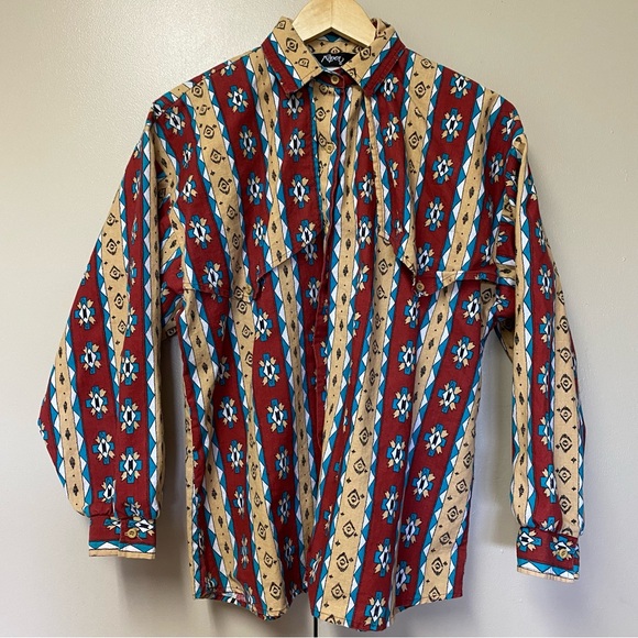Roper | Tops | Vintage Roper Western Button Up Shirt Womens Size Medium ...